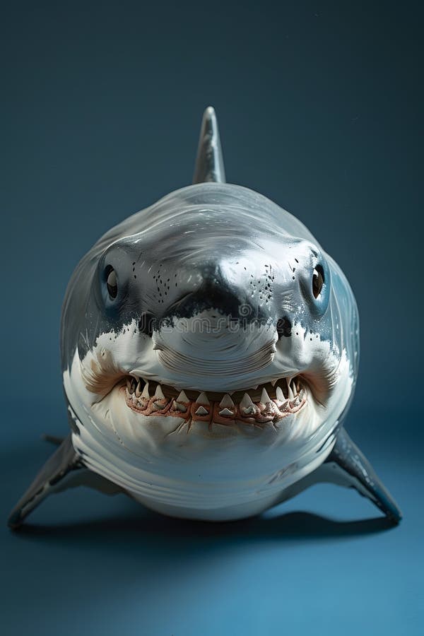 A Shark in Water with Braces on Its Teeth is Smiling at the Camera ...
