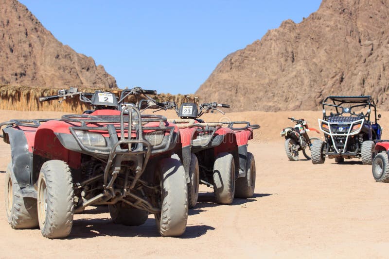 Sharm El Sheikh, Egypt - January 24, 2018: a Trip through the Desert on ...