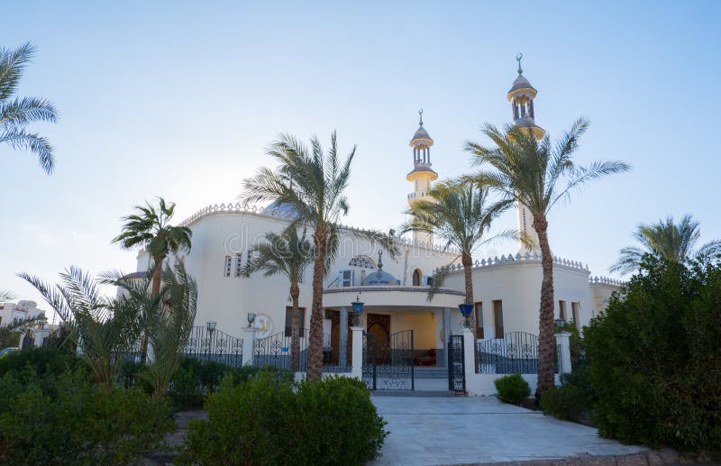 Sharm El Sheikh, Egypt, March 12, 2025: Beautiful Rahman Mosque in ...