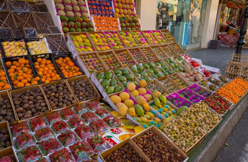 Sharm El-Sheikh, Egypt, March 12, 2025: Fruit and Vegetable Market in ...