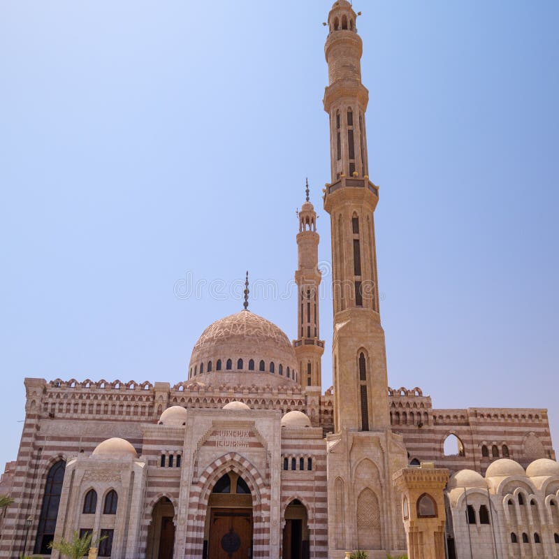 Al Mustafa Mosque, a Large Islamic Temple in the City Center, Sharm El ...