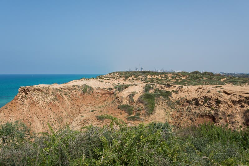 At Sharon Beach National Park, Sharon Area Stock Photo - Image of ...