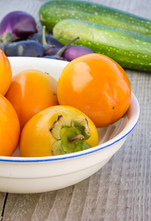 Sharon fruits stock photo. Image of healthy, violet, vegetables - 46009930