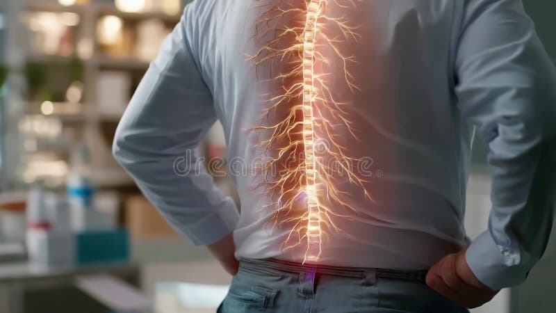 Sharp Agony: Imaging of Nerve Piercing Back Pain, Visualizing ...