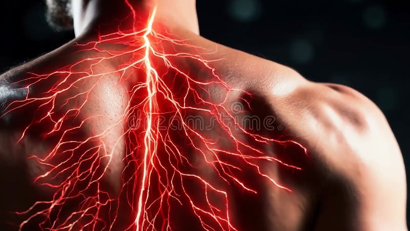 Sharp Agony: Imaging of Nerve Piercing Back Pain, Visualizing ...