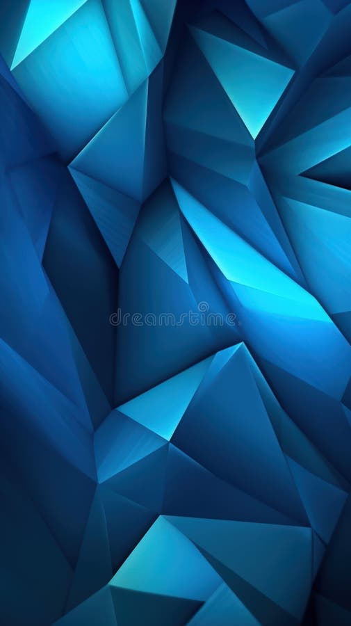 Sharp Angles in Dark Blue Sapphire: an Abstract Background in the Style ...