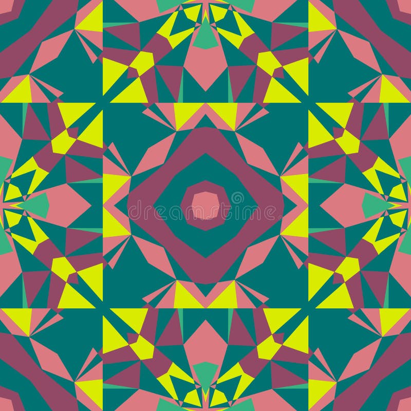 Sharp Angles Geometric Tile Seamless Pattern Stock Vector ...