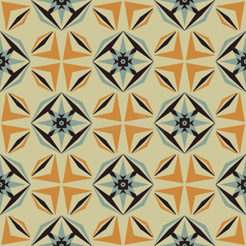 Sharp Angles Geometric Tile Seamless Pattern Stock Vector ...