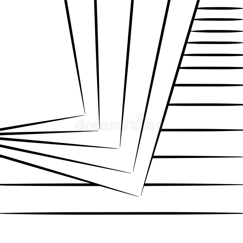 Sharp Angles and Lines Abstract Geometric Digital Black White ...