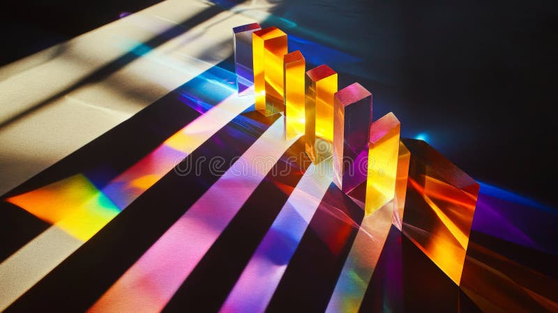 Sharp, Angular Prisms Reflect Vivid Beams of Light, Breaking into ...