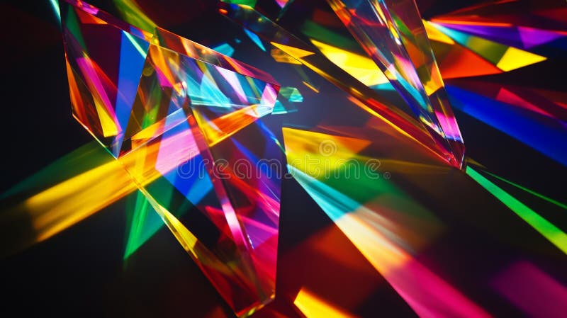 Sharp, Angular Prisms Reflect Vivid Beams of Light, Breaking into ...