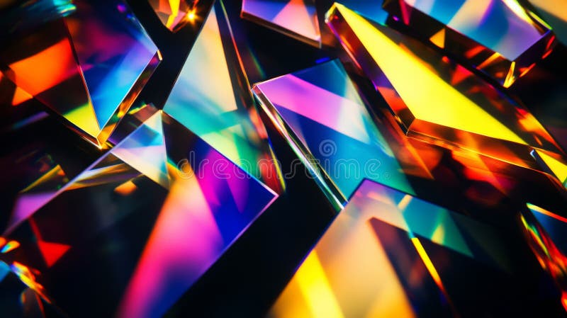 Sharp, Angular Prisms Reflect Vivid Beams of Light, Breaking into ...