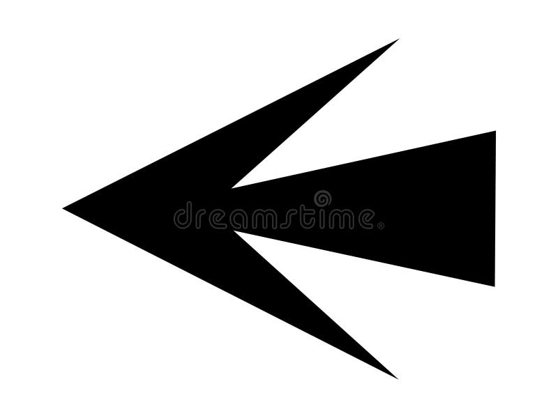 Sharp arrow stock illustration. Illustration of drawing - 371960264