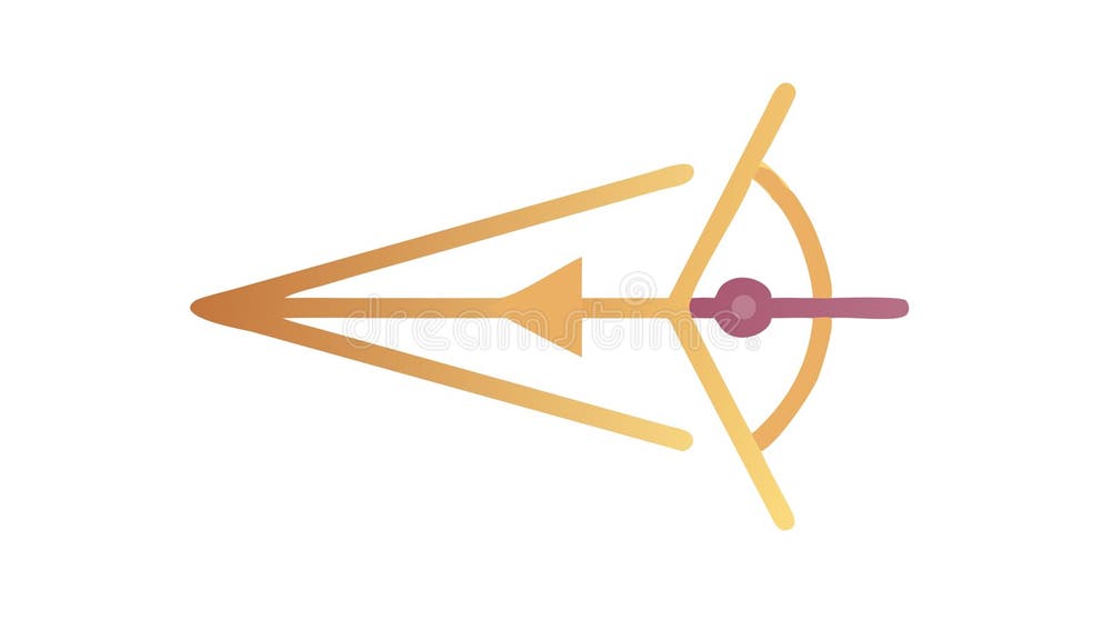 Sharp Arrow Direction: Precision Forward Momentum, Vector Design ...
