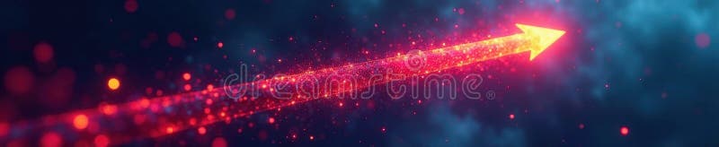 Sharp Arrow Piercing through a Digital Landscape , Next Gen, Powerful ...