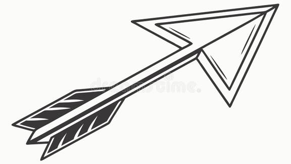 Sharp Arrow Pointer Vector Illustration, Directional Indicator, Vector ...