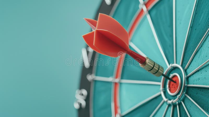 A Sharp Arrow Strikes the Bullseye, Representing Precision and Skill in ...