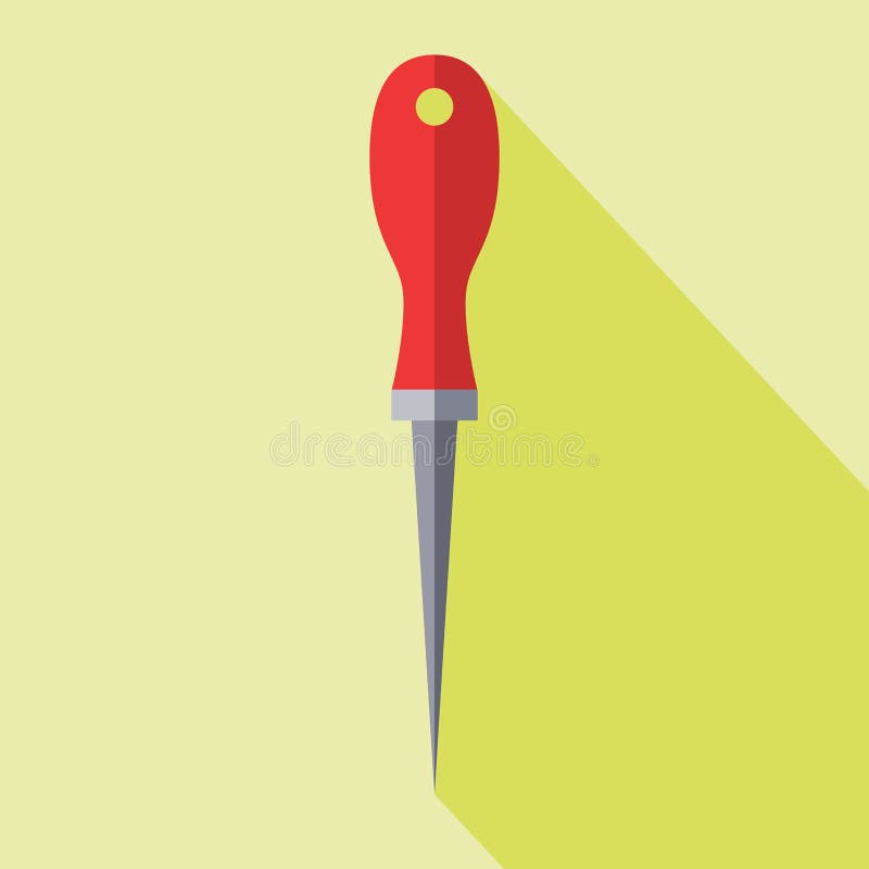 Sharp Awl Tool stock vector. Illustration of hole, puncher - 89314966