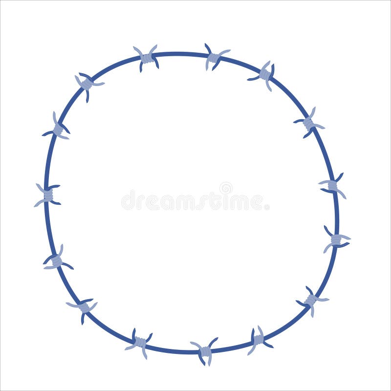 Barbed Wire Ring Stock Illustrations – 220 Barbed Wire Ring Stock ...