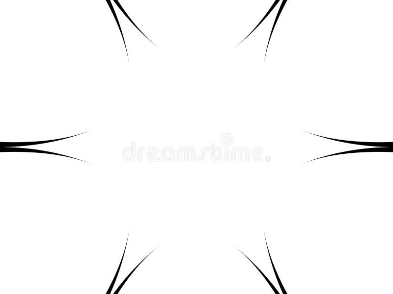 Sharp Black Lines in Pairs Enter Pure White Space Stock Image - Image ...