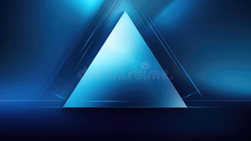 Sharp Blue Background Triangle Stock Illustration - Illustration of ...