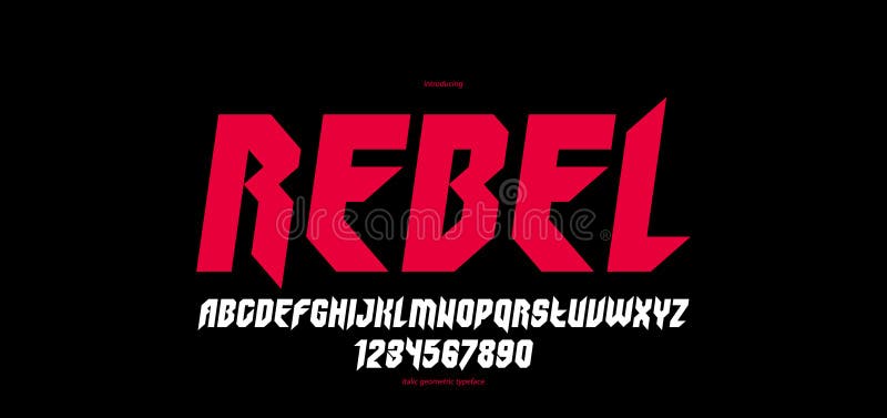 Sharp and Bold Gothic Font for Logo Creation of for Headlines, Edgy ...