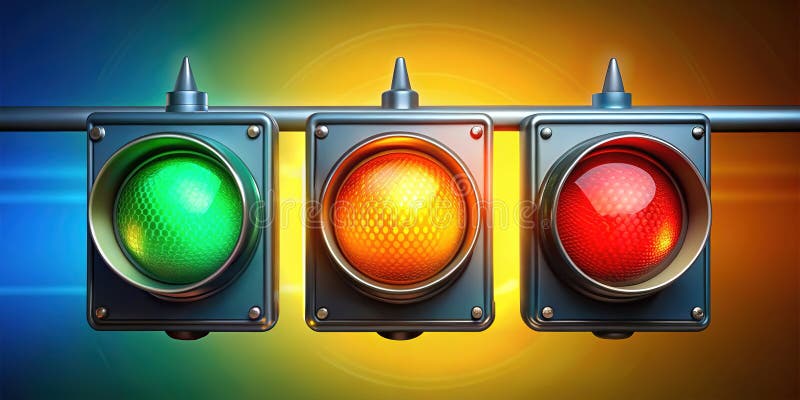 Professional Traffic Light Infographic Template for Engaging ...