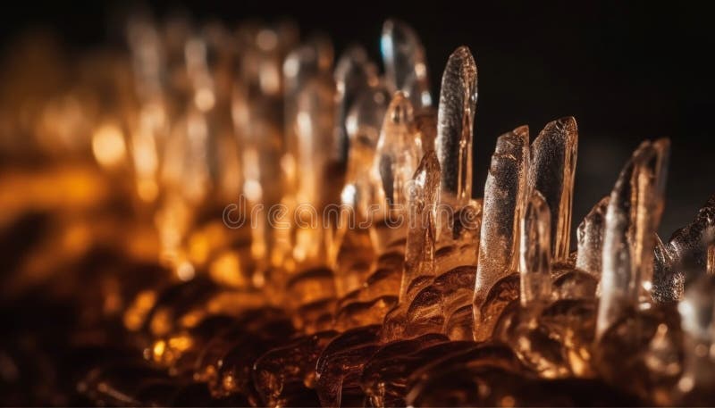 Sharp Circle, Gold Drop, Wet Reflection, Metallic Work Tool Generated ...