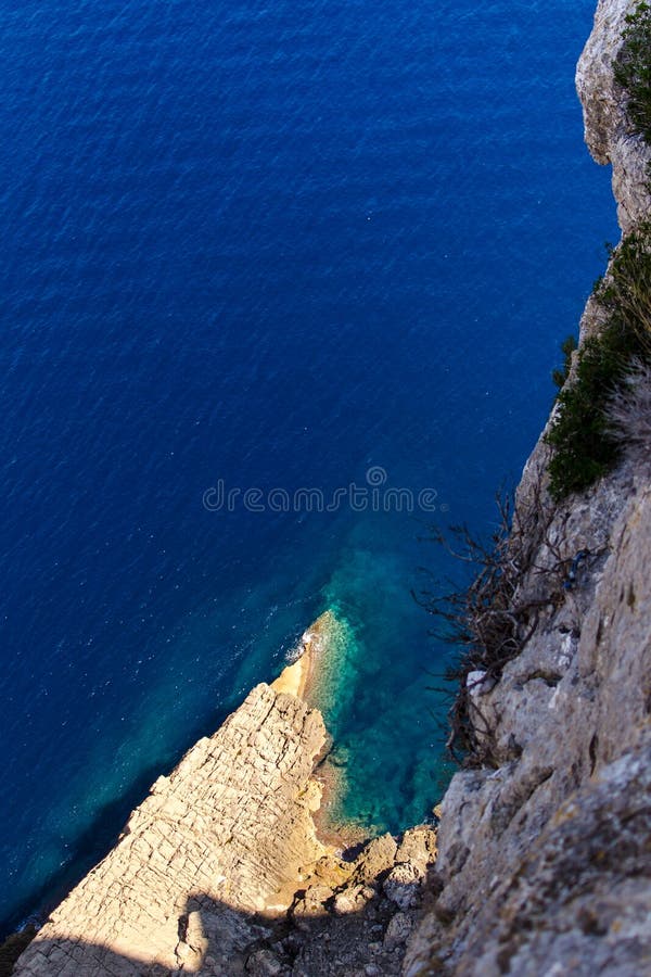 Sharp cliff at the sea stock photo. Image of historic - 41886404
