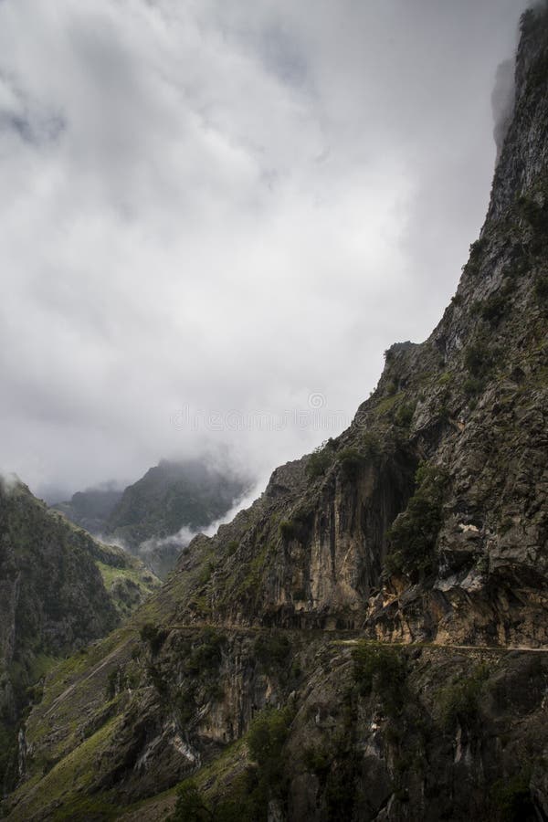 Sharp Cliffs of Limestone and Deep Gorges Stock Image - Image of nature ...