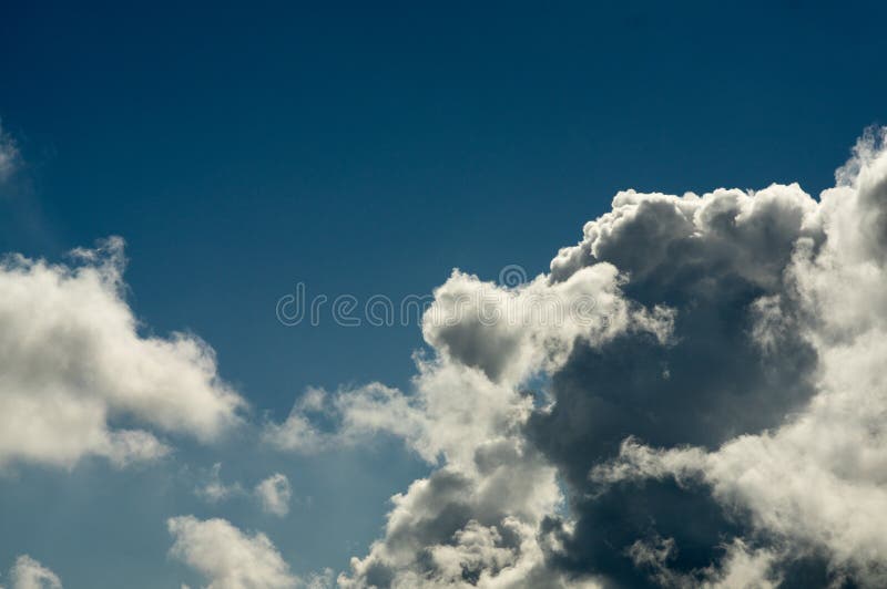 Sharp Clouds on a Sunny Day Stock Image - Image of blue, light: 112082781
