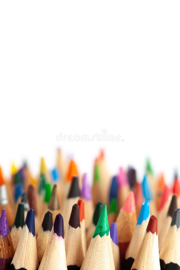 Sharp colored pencils. stock image. Image of equipment - 118659327