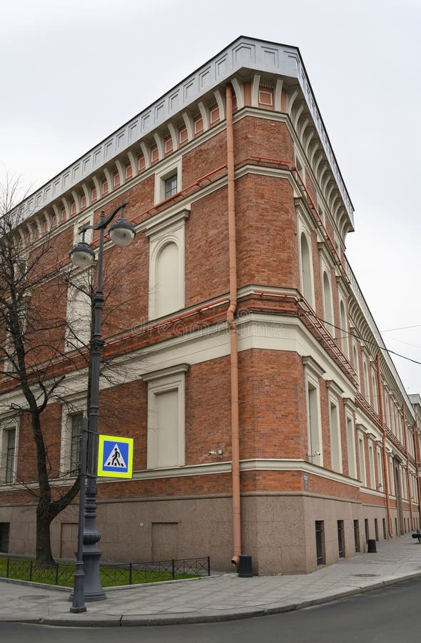 The Sharp Corner of the Kryukov Barracks Building Built in 1853 in St ...
