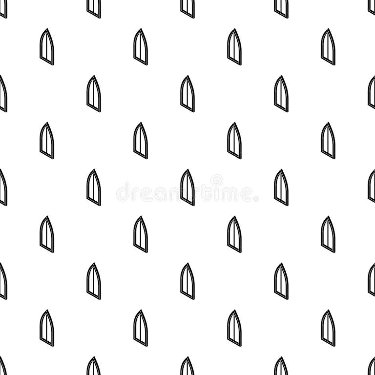 Sharp Corner Window Frame Pattern Vector Seamless Stock Vector ...
