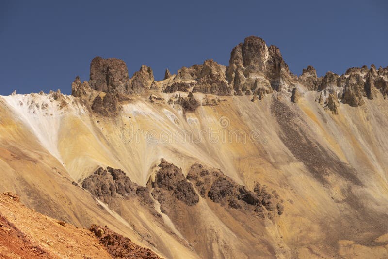 Sharp crater edge stock image. Image of america, eruption - 267281789