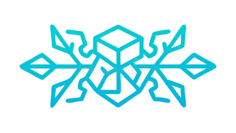 Sharp Crystal or Ice Structure Icon, Cold Symbol, Vector Design ...