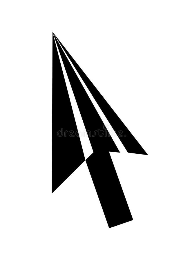 Lightning Cursor Arrow Original Vector Icon. Stock Illustration ...