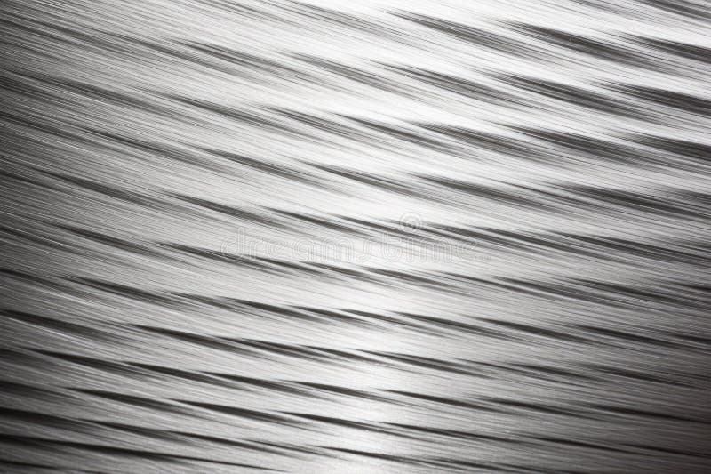 Sharp Cut Marks on Brushed Stainless Steel Stock Illustration ...