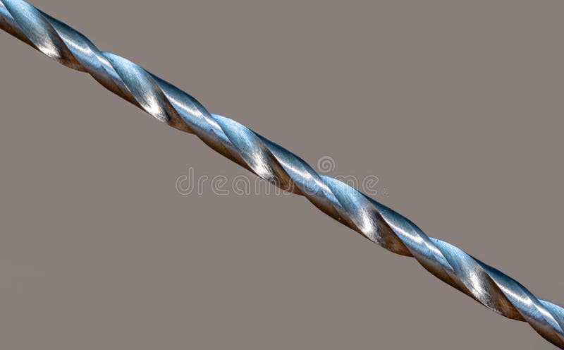 Sharp Cuts of Screw-threads on a Metal Dril Stock Photo - Image of ...