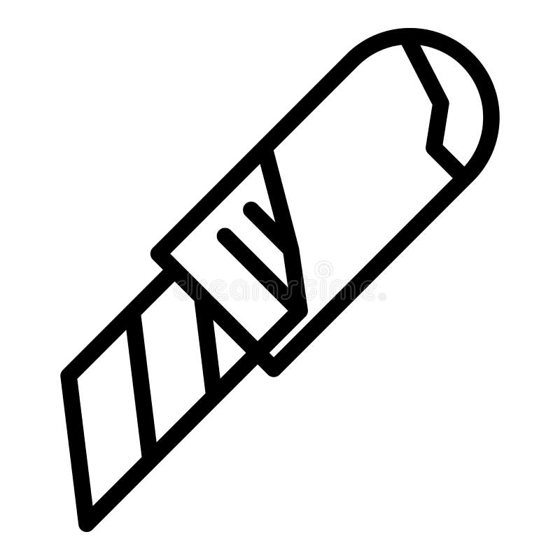 Paper Cutter Icon, Outline Style Stock Vector - Illustration of crop ... Paper Cutter Icon, Outline Style Stock Vector - Illustration of crop ...