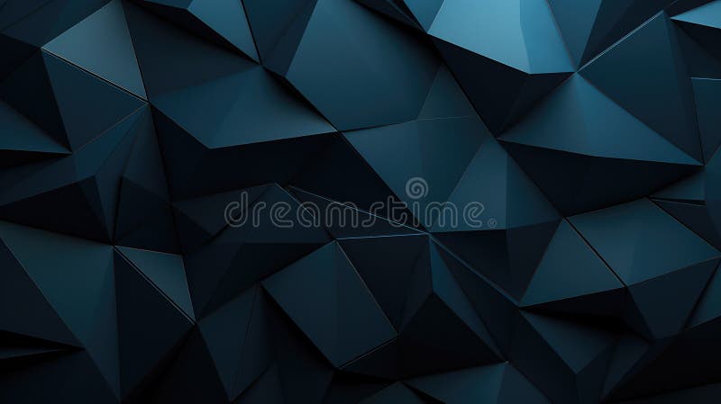 Sharp dark blue geometric stock illustration. Illustration of interior ...