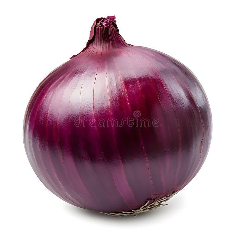 Sharp Detail of Red Onion Layers on Crisp White Surface Stock Image ...