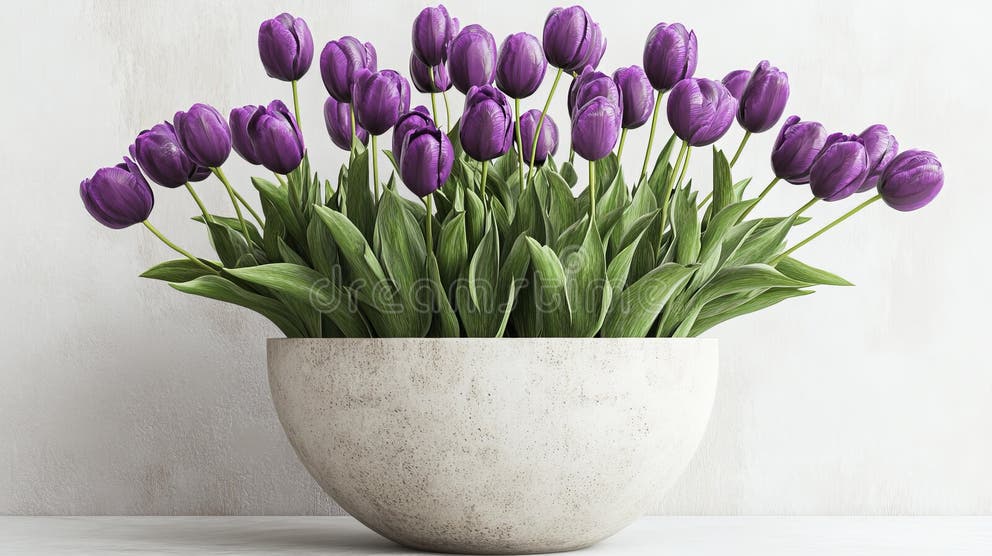 Sharp Details of a Flower Bulb Planter, Side View on a White Background ...