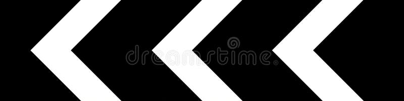 Sharp Deviation of Route To the Left Traffic Sign Stock Illustration ...