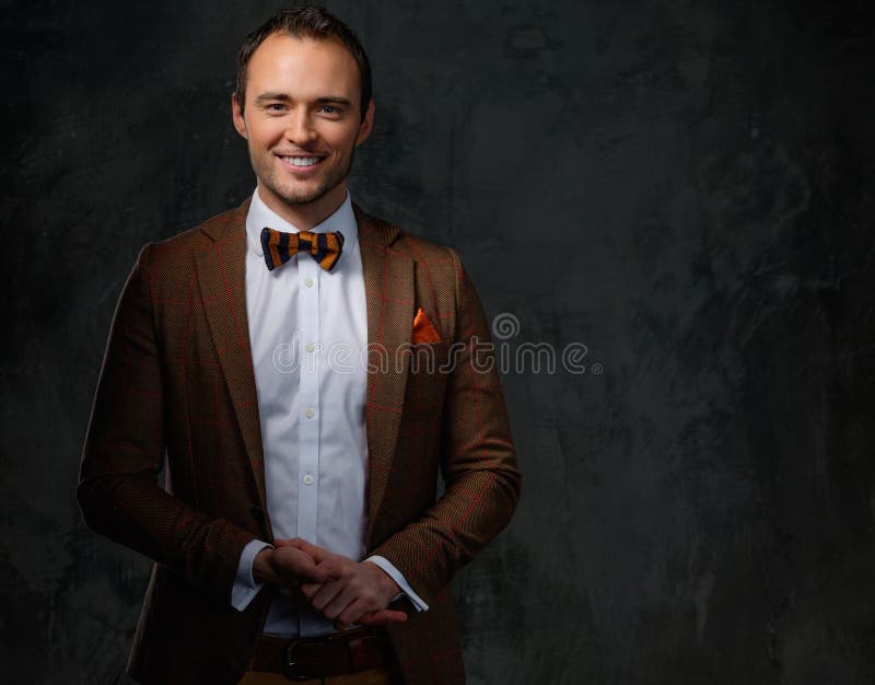 Sharp dressed fashionist stock photo. Image of handkerchief - 52410332