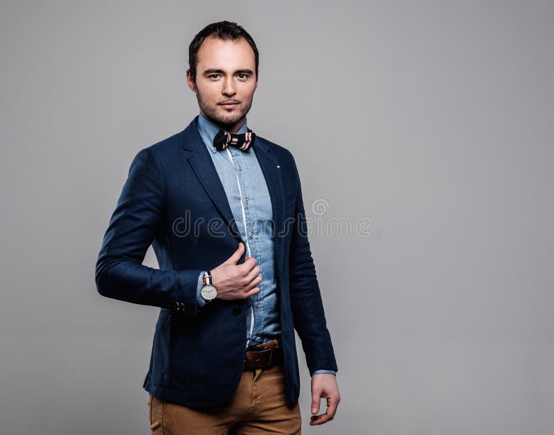 Sharp dressed fashionist stock image. Image of casual - 53377205