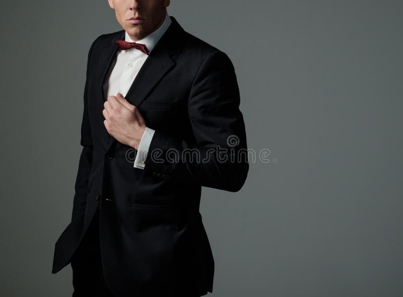 Sharp Dressed Fashionist Wearing Jacket Stock Image - Image of sharp ...