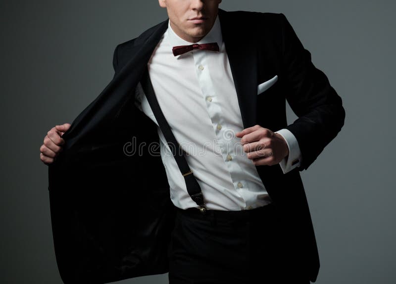 Sharp Dressed Fashionist Wearing Jacket Stock Image - Image of classic ...