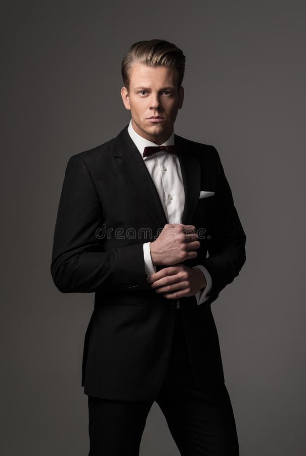 Sharp Dressed Fashionist Wearing Jacket Stock Image - Image of ...