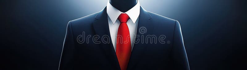 Sharp Dressed Man, a Portrait of Professional in Suit and Red Tie Man ...
